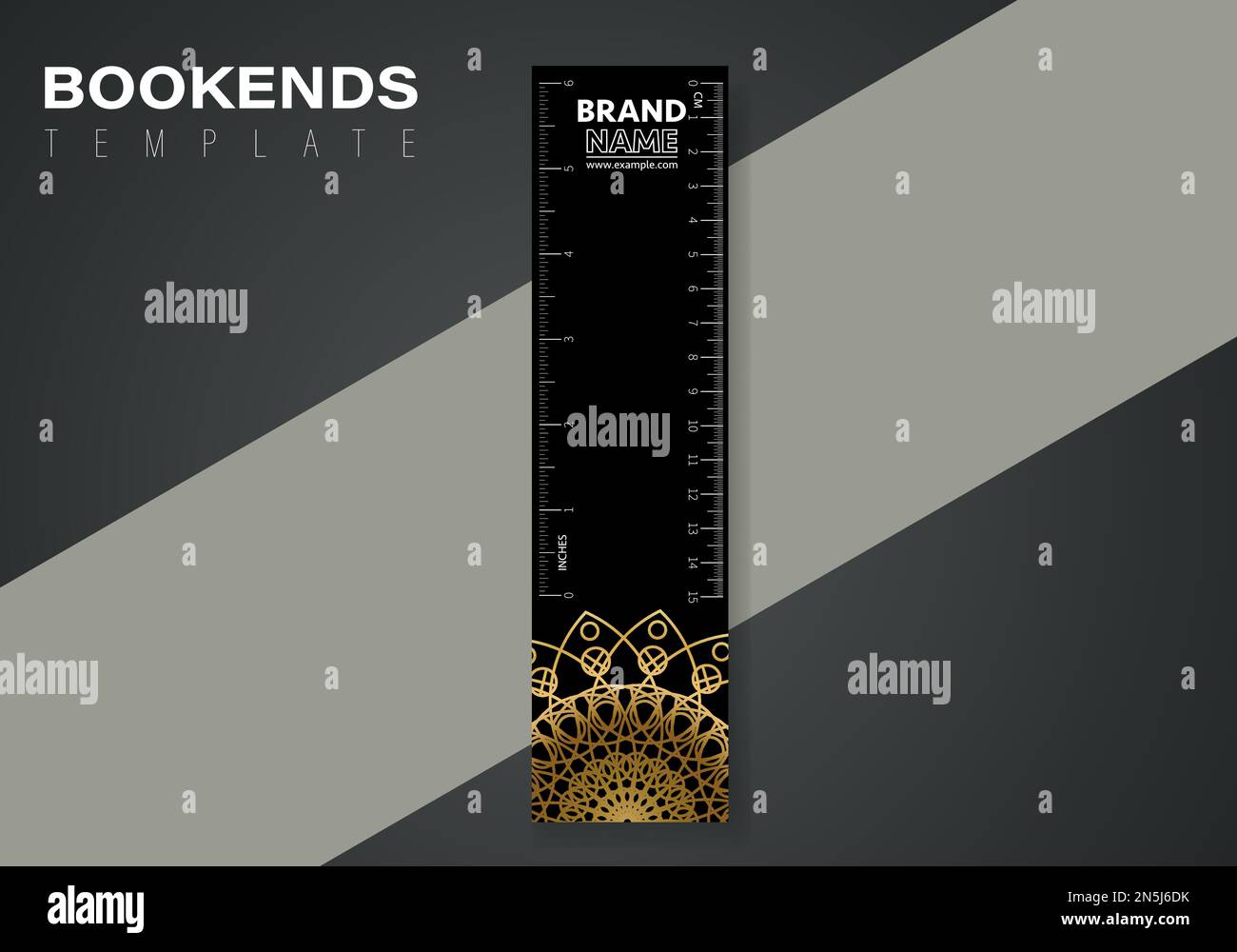 Décoration de luxe mandala signet avec motif arabesque doré style arabe ...