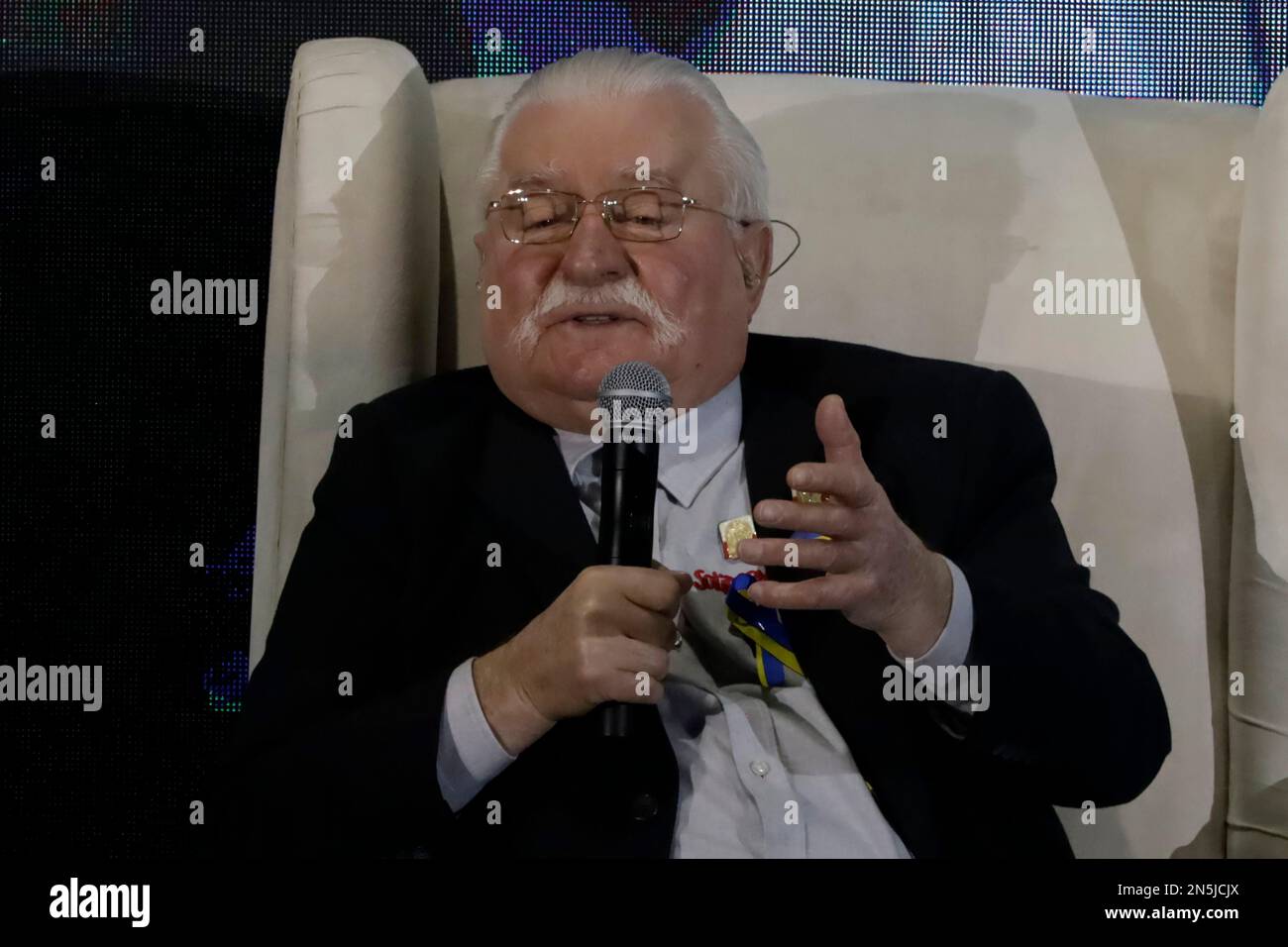 8 février 2023, Mexico, Mexique : ancien président de la Pologne ...