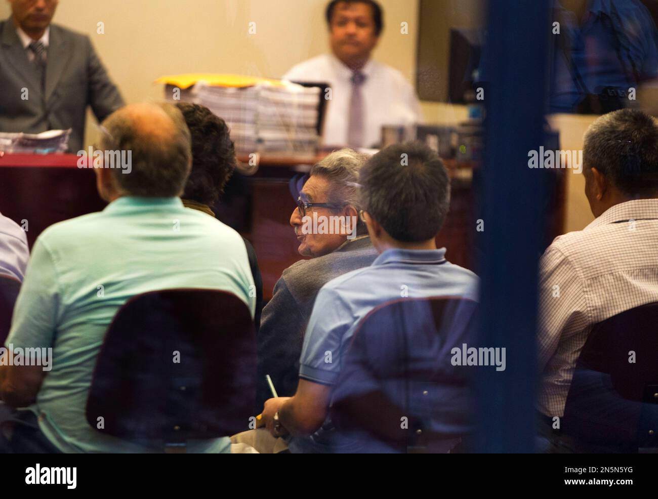 Abimael Guzman founder and leader of the Shining Path guerrilla ...