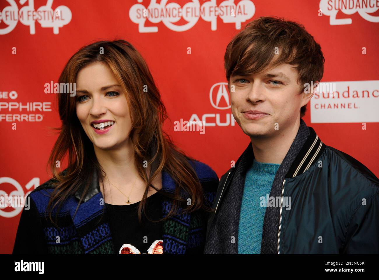 Dane DeHaan, a cast member in "Life After Beth," poses with his wife ...