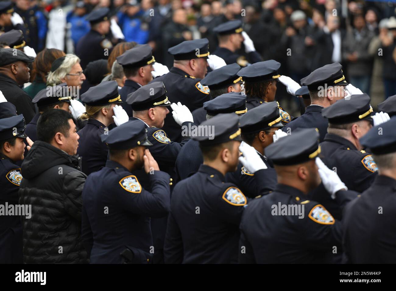 Photo by: NDZ/STAR MAX/IPx 2023 2/9/23 Police officers attend the ...