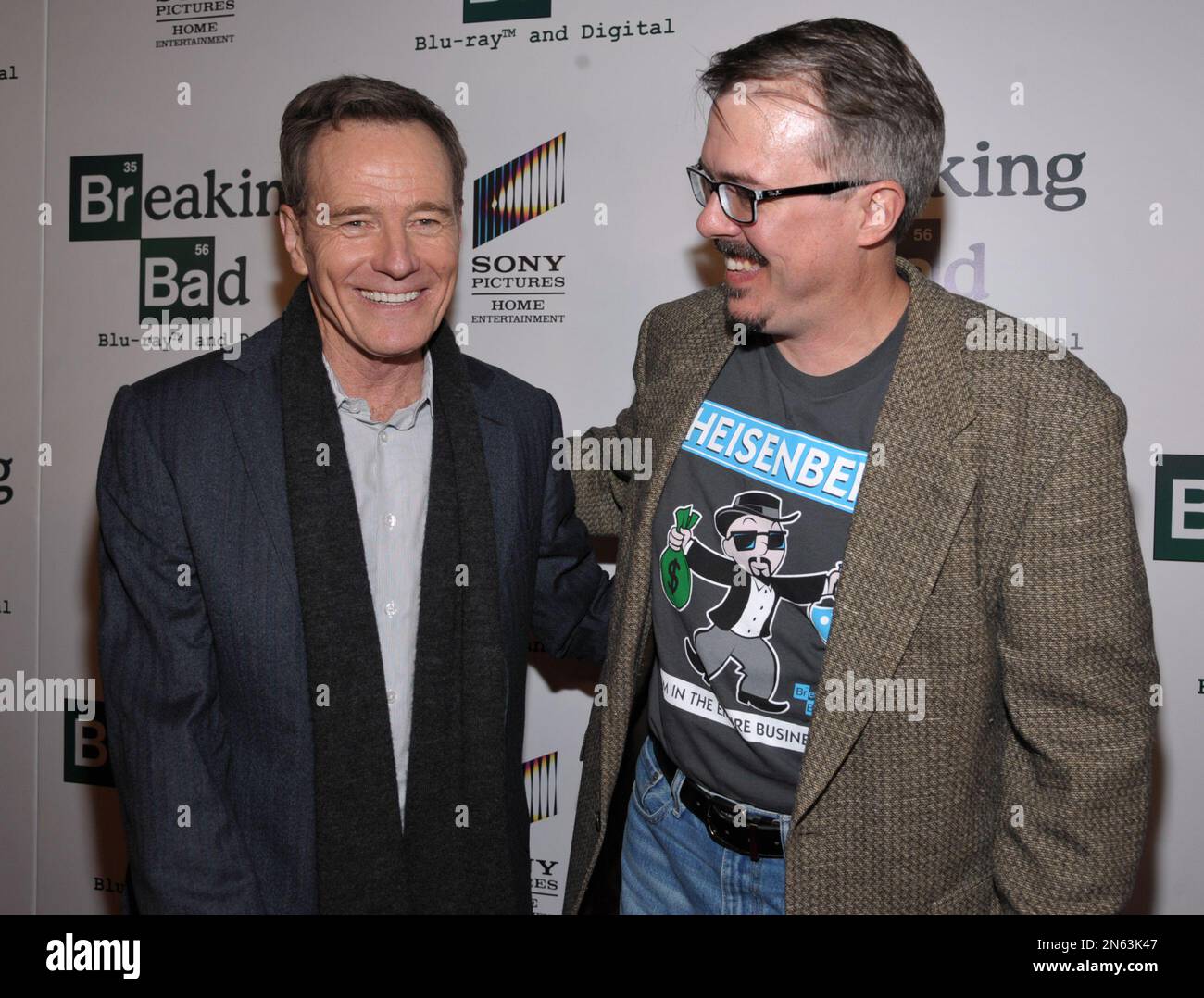 Bryan Cranston, left, and show creator and executive producer Vince ...