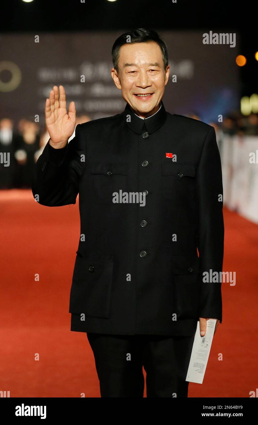 Chinese Actor Xuejian Li arrives at the 50th Golden Horse Awards in ...