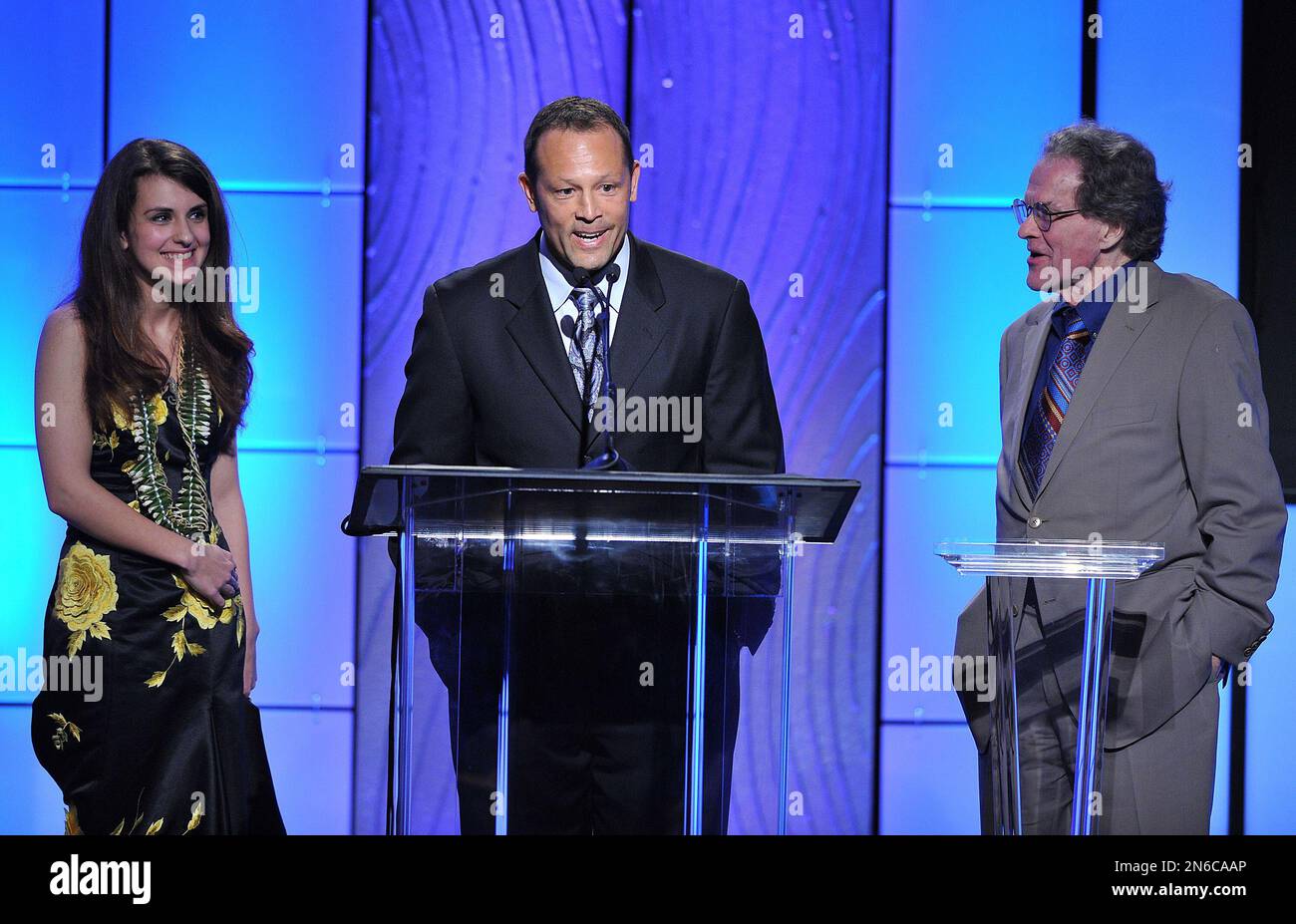 BEVERLY HILLS, CA - MARCH 11: The family of Philo T. Farnsworth, (L-R ...