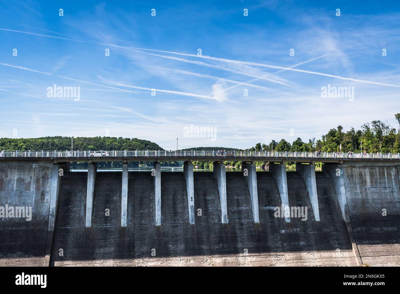 Le barrage de Rappbode est le plus grand barrage de la région de Harz ...
