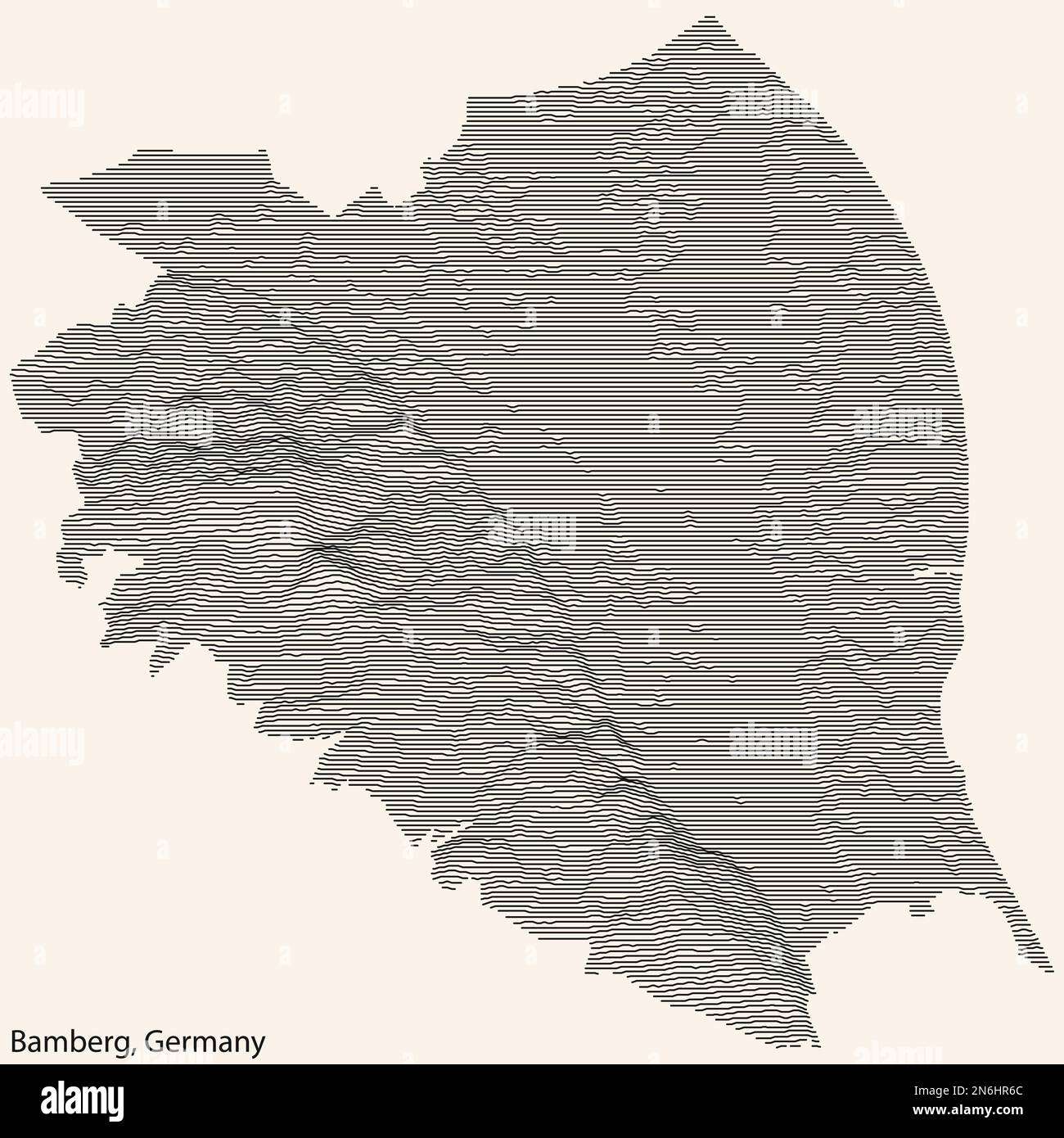 Bamberg germany map Banque de photographies et d’images à haute ...