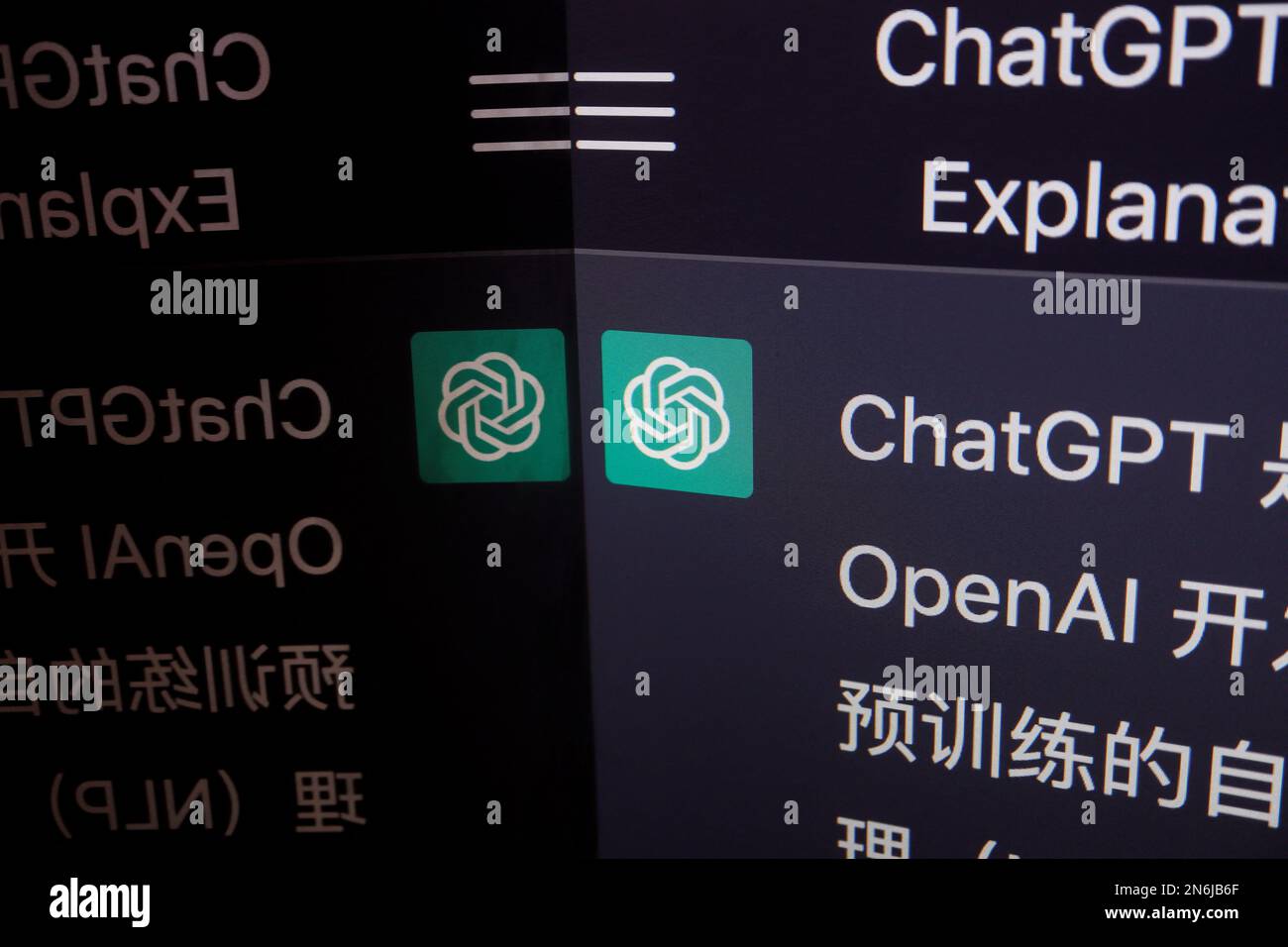 Une réponse en chinois par ChatGPT, un chatbot ai développé par OpenAI ...