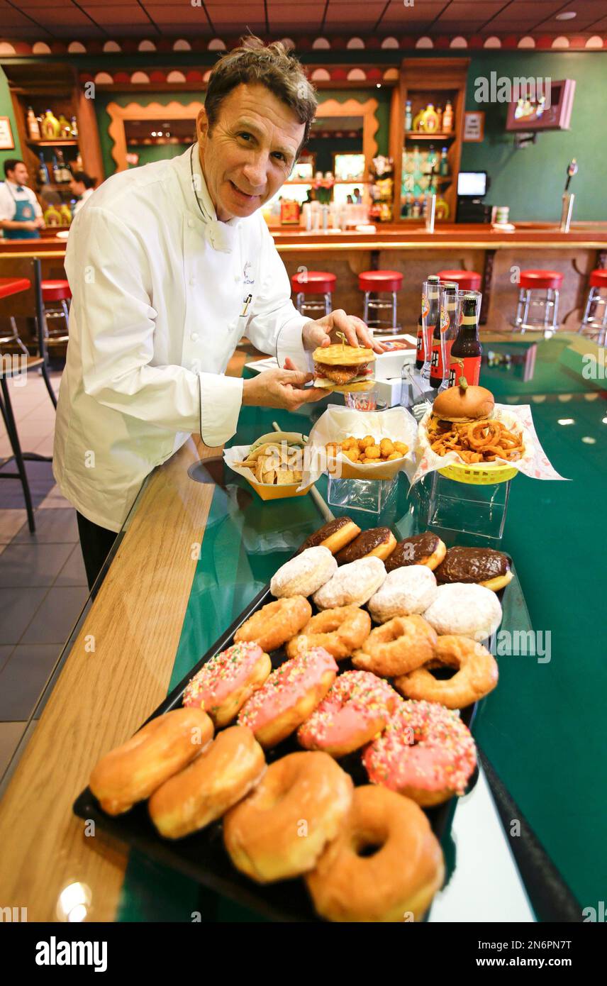 In this Sept. 5, 2013 photo, Steven Jayson, corporate executive chef at ...