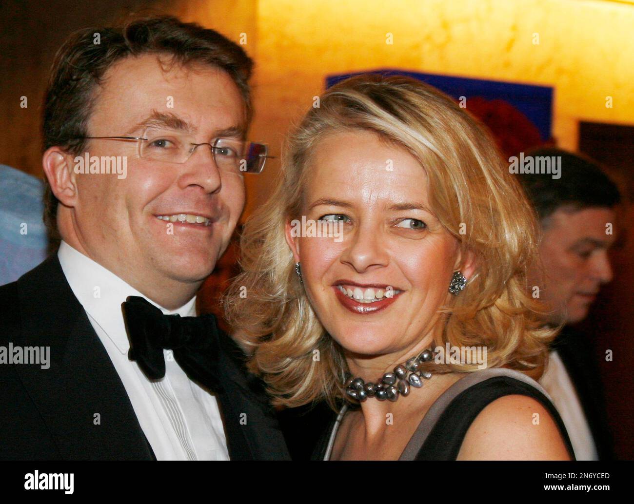 FILE - In this Dec. 10, 2008 file photo Dutch Prince Johan Friso, left ...