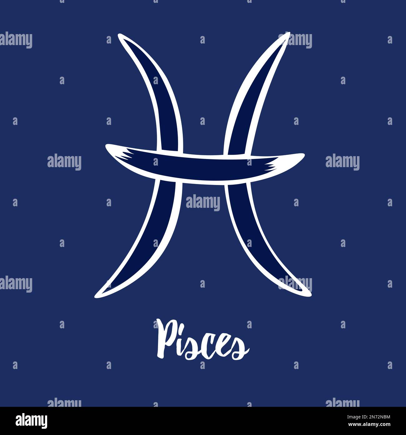 Symbole poissons signe astro Banque de photographies et d’images à ...