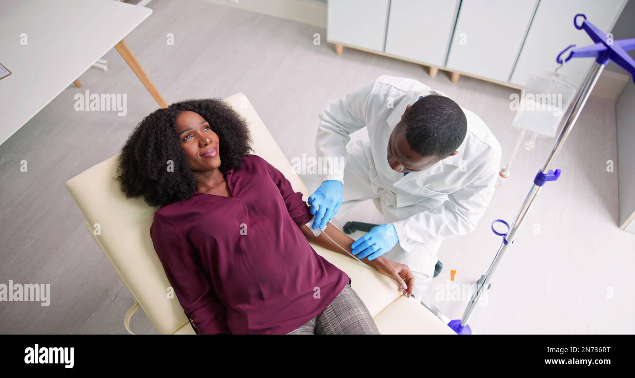 Perfusion bras noir Banque de photographies et d’images à haute ...