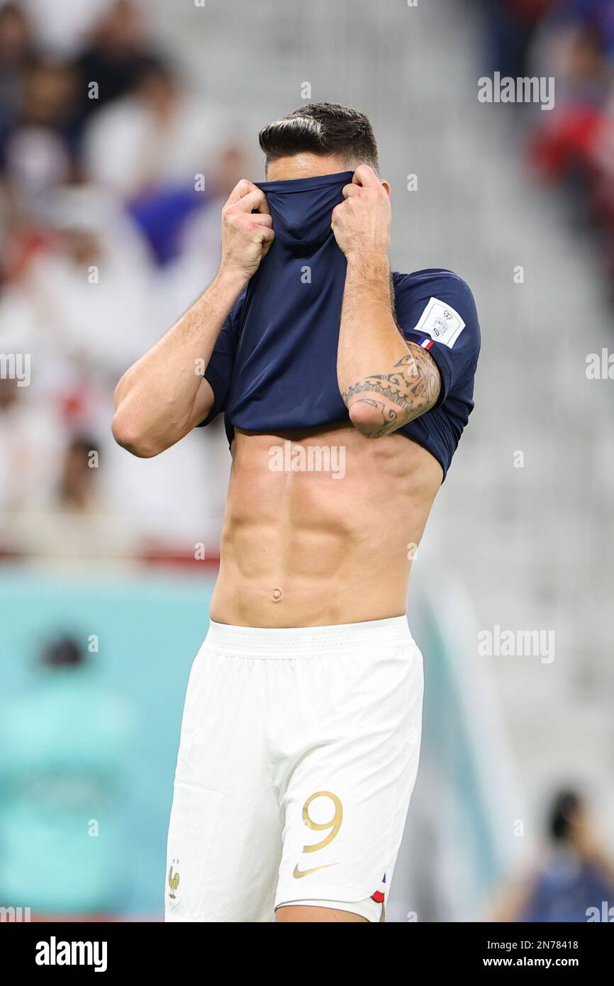 Olivier Giroud de France en action lors du match de la coupe du monde de la FIFA, Qatar 2022 ...