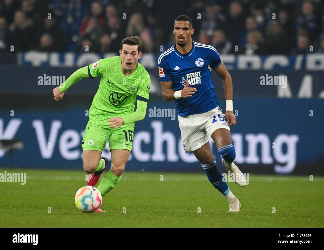 Gelsenkirchen, Allemagne. 10th févr. 2023. Football, Bundesliga, FC ...