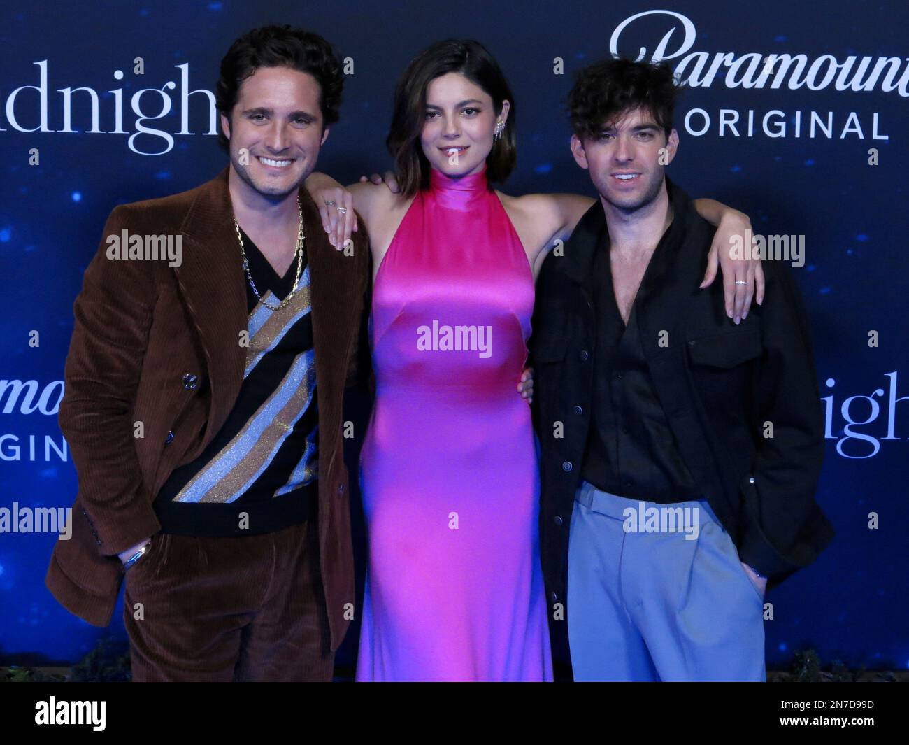 Mexican actor Diego Boneta, from left, American actress Monica Barbaroa ...