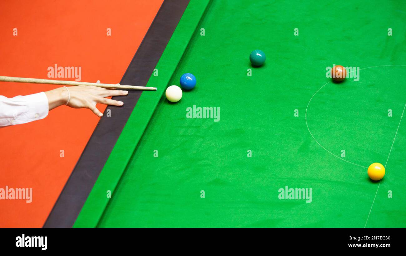 Snooker player Banque de photographies et d’images à haute résolution ...