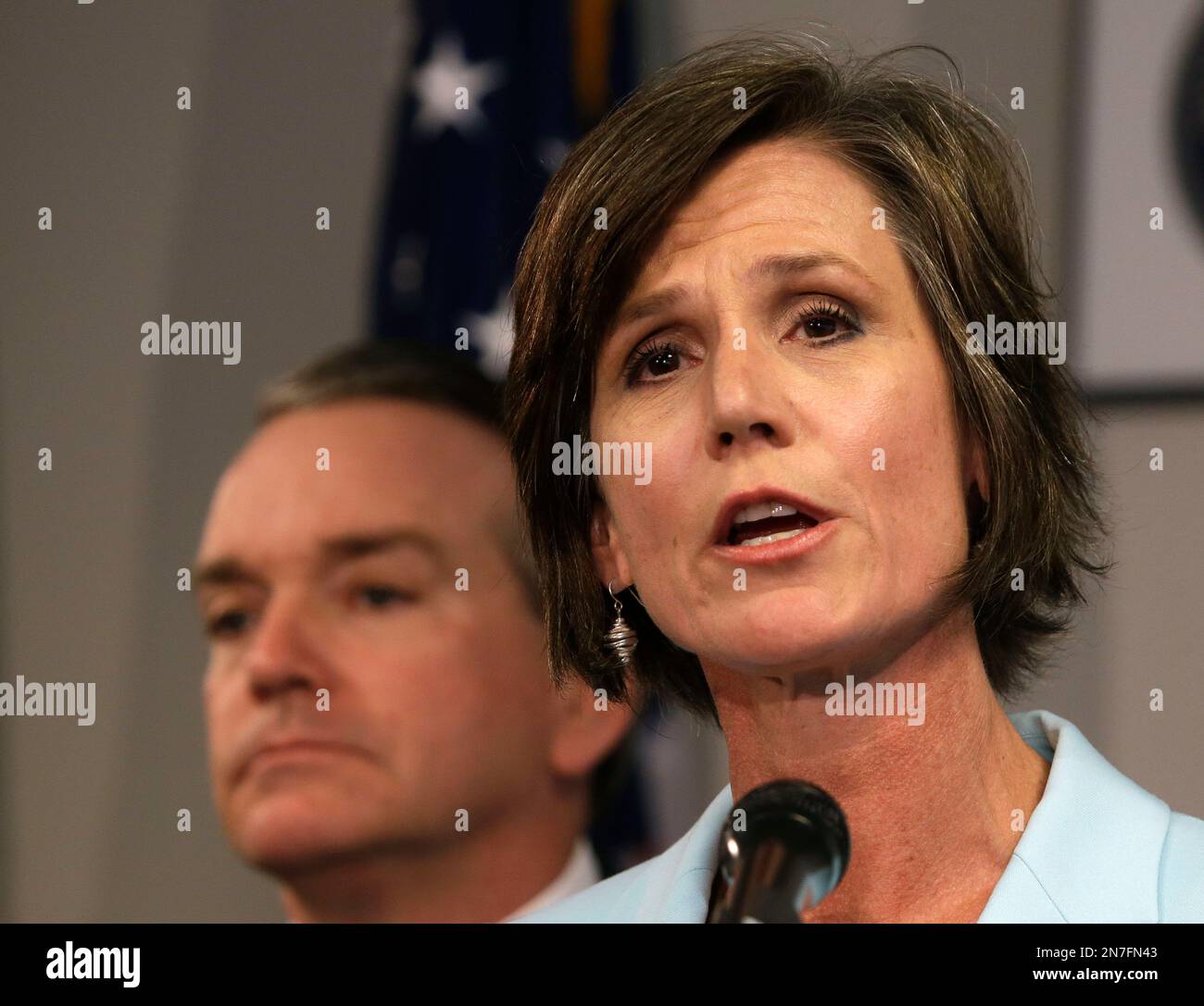 United States Attorney Sally Yates is flanked by Mark Giuliano, Special ...