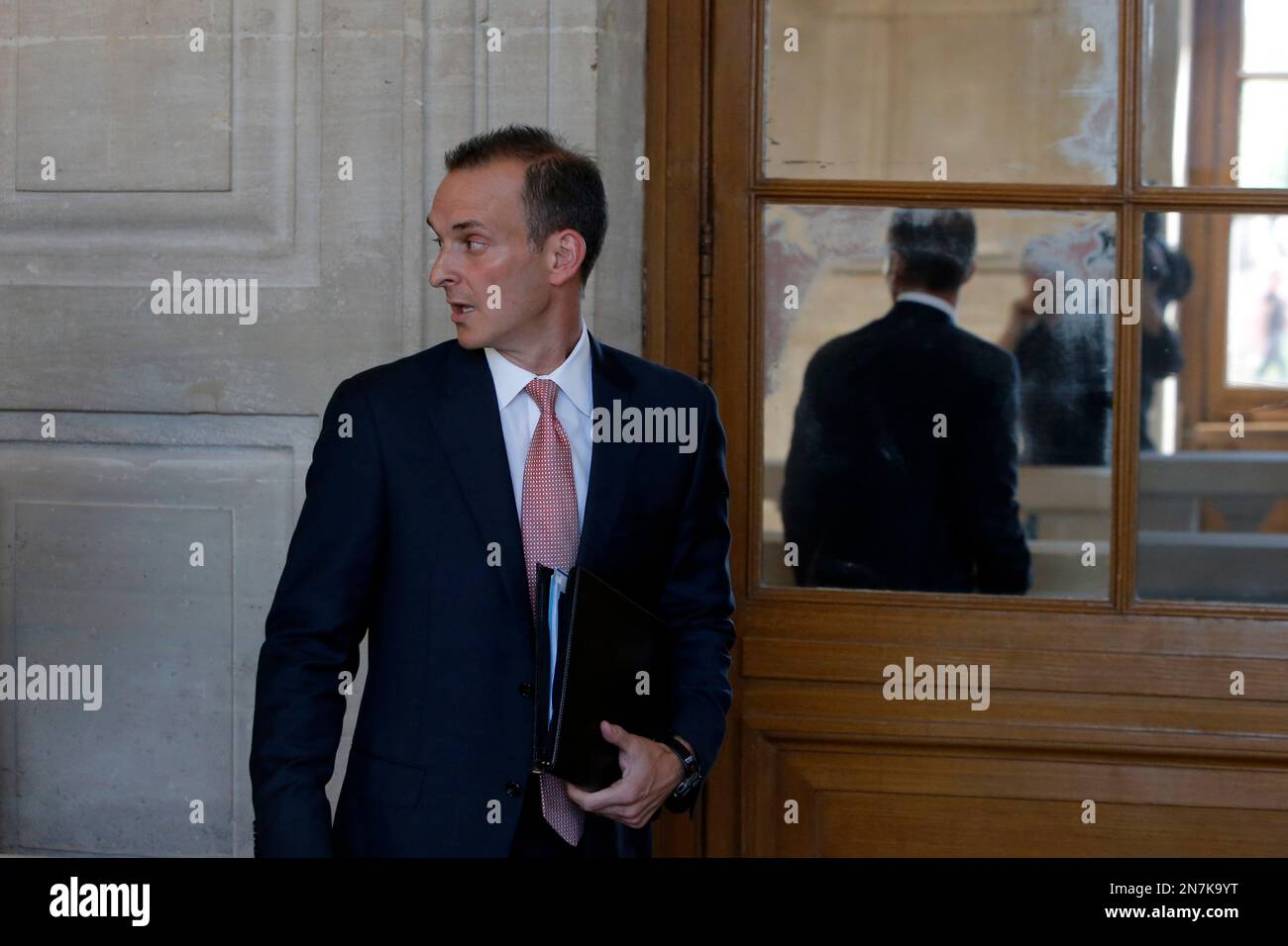 The head of the U.S. Anti-Doping Agency (USADA), Travis Tygart, arrives ...