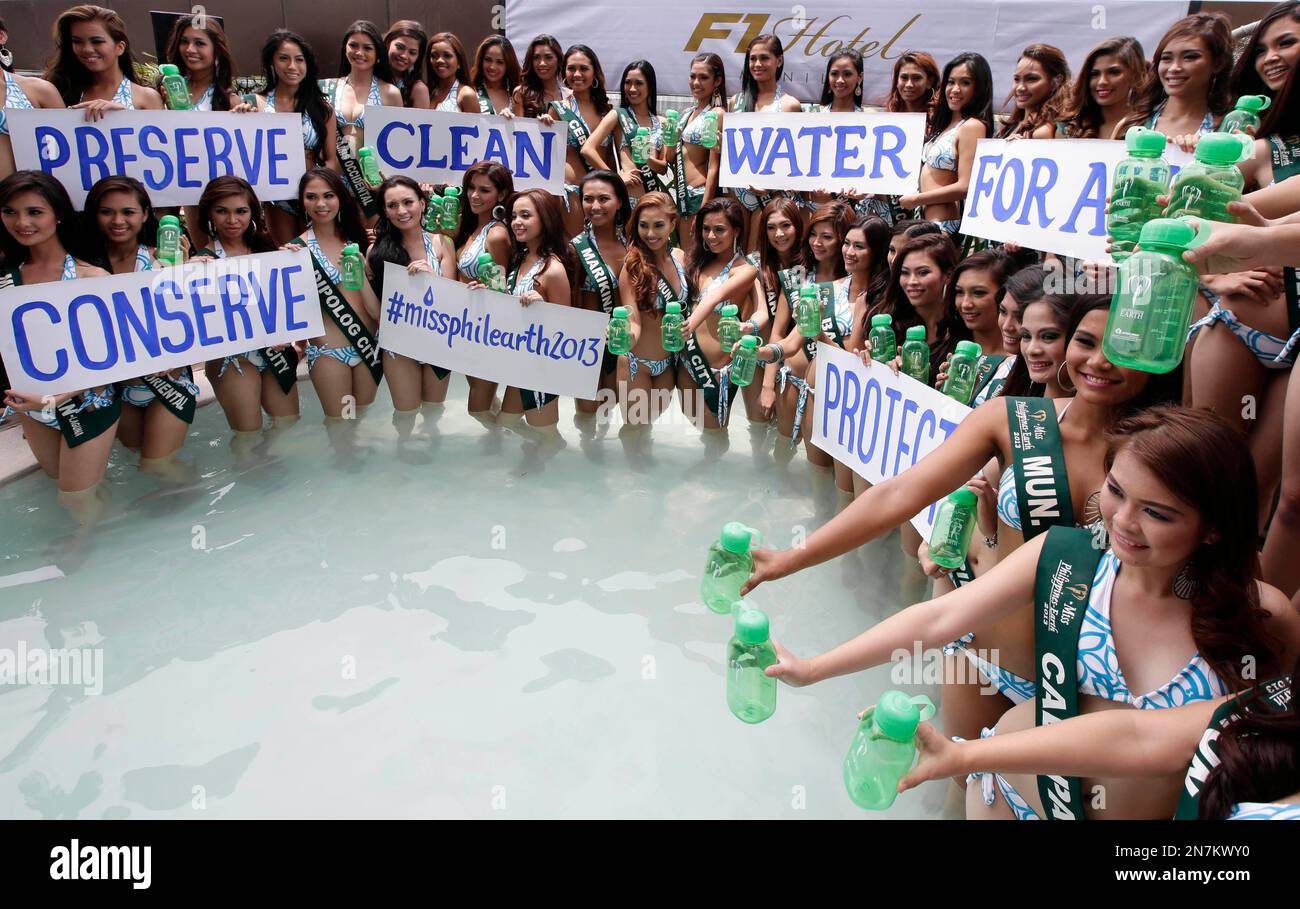 Filipino candidates for this year's Miss Philippines Earth beauty ...