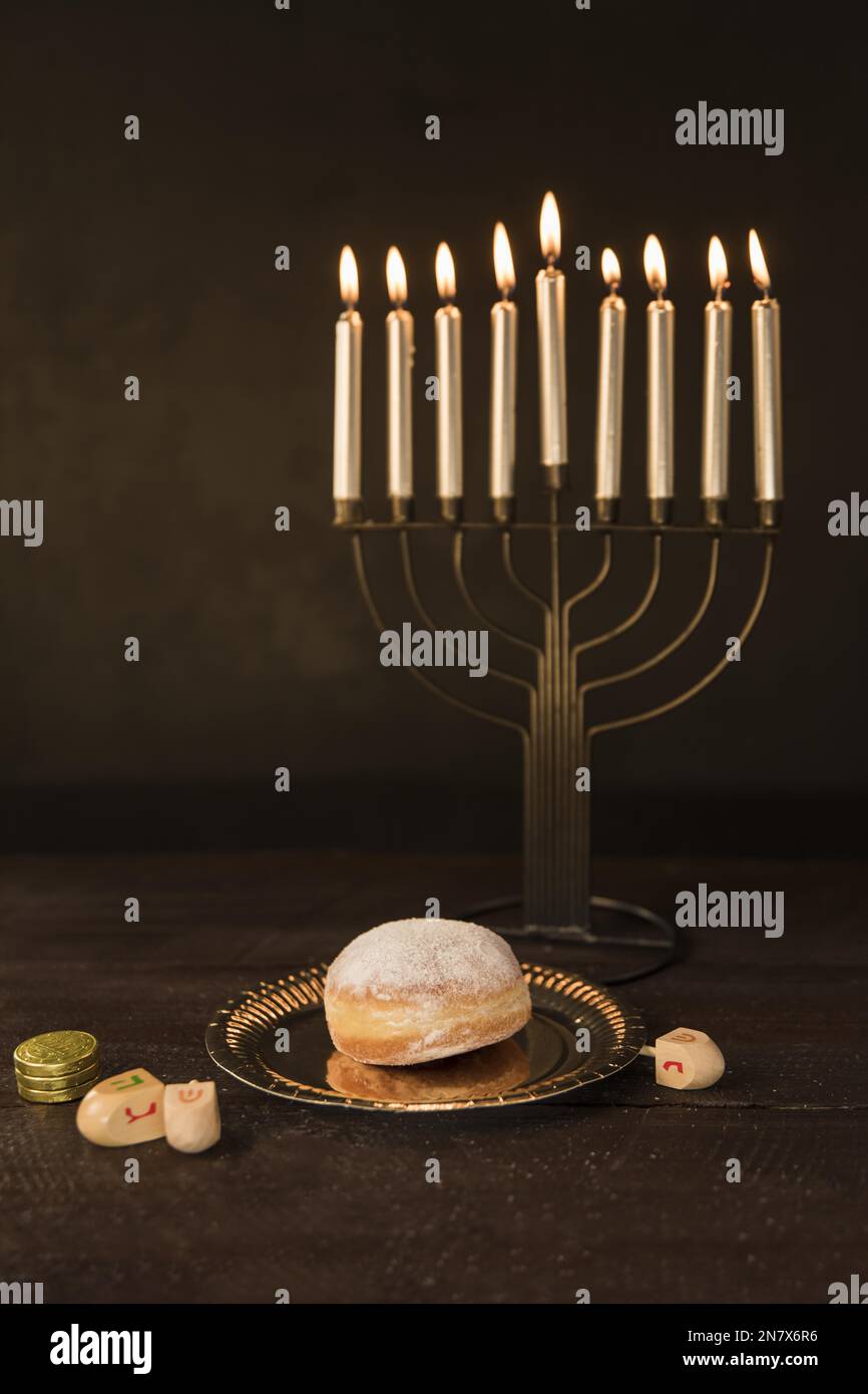 Symbols of hanukkah Banque de photographies et d’images à haute ...