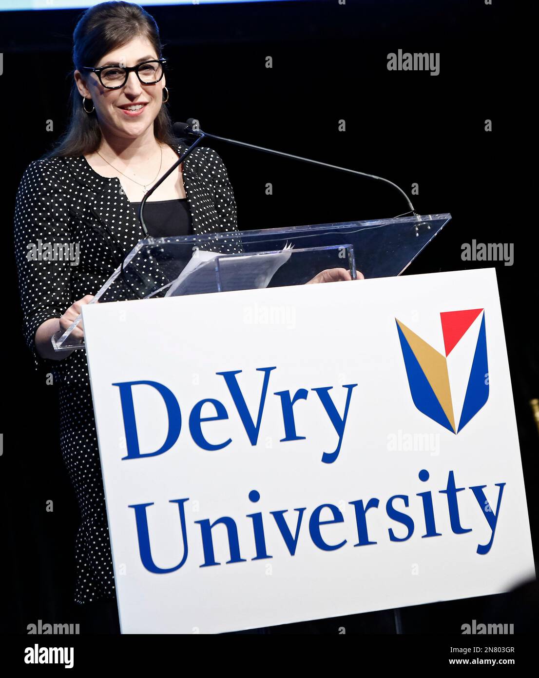 IMAGE DISTRIBUTED FOR DEVRY UNIVERSITY - The Big Bang Theory star Mayim ...