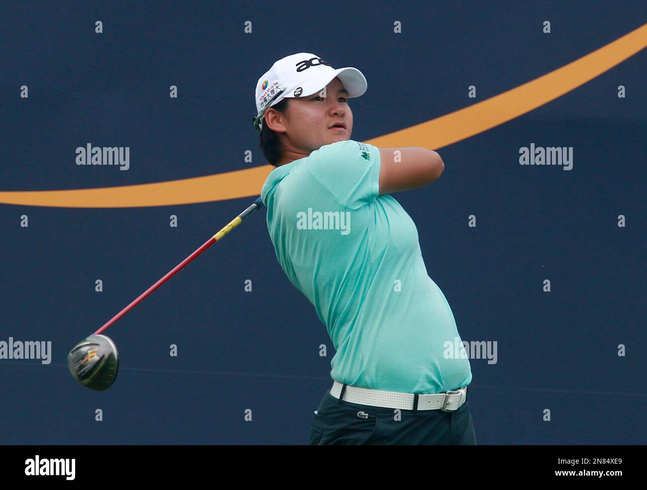 FILE - In this Oct. 27, 2012 file photo, Yani Tseng of Taiwan, tees off ...