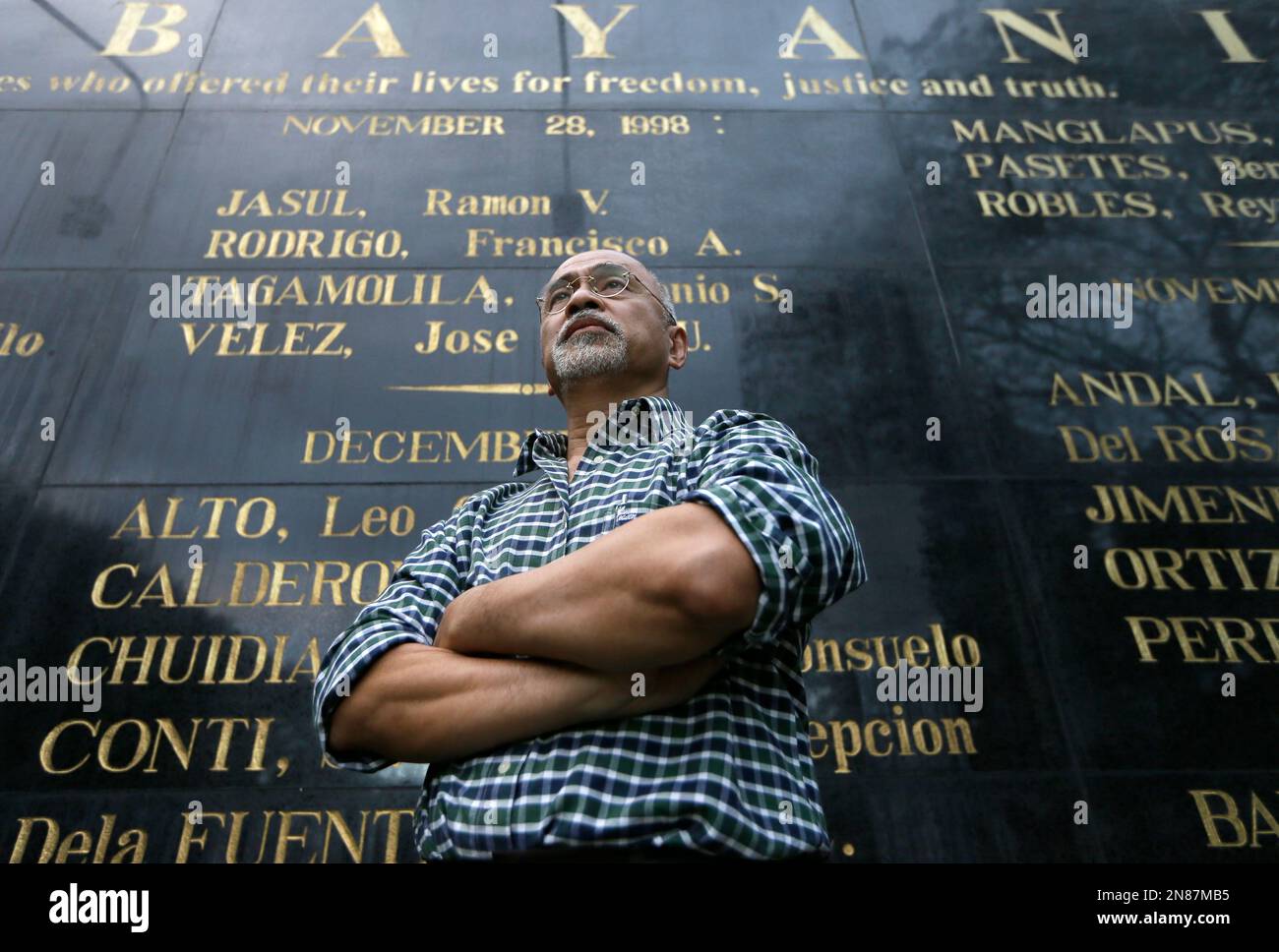 Filipino poet Bonifacio Ilagan, one of hundreds of activists imprisoned ...