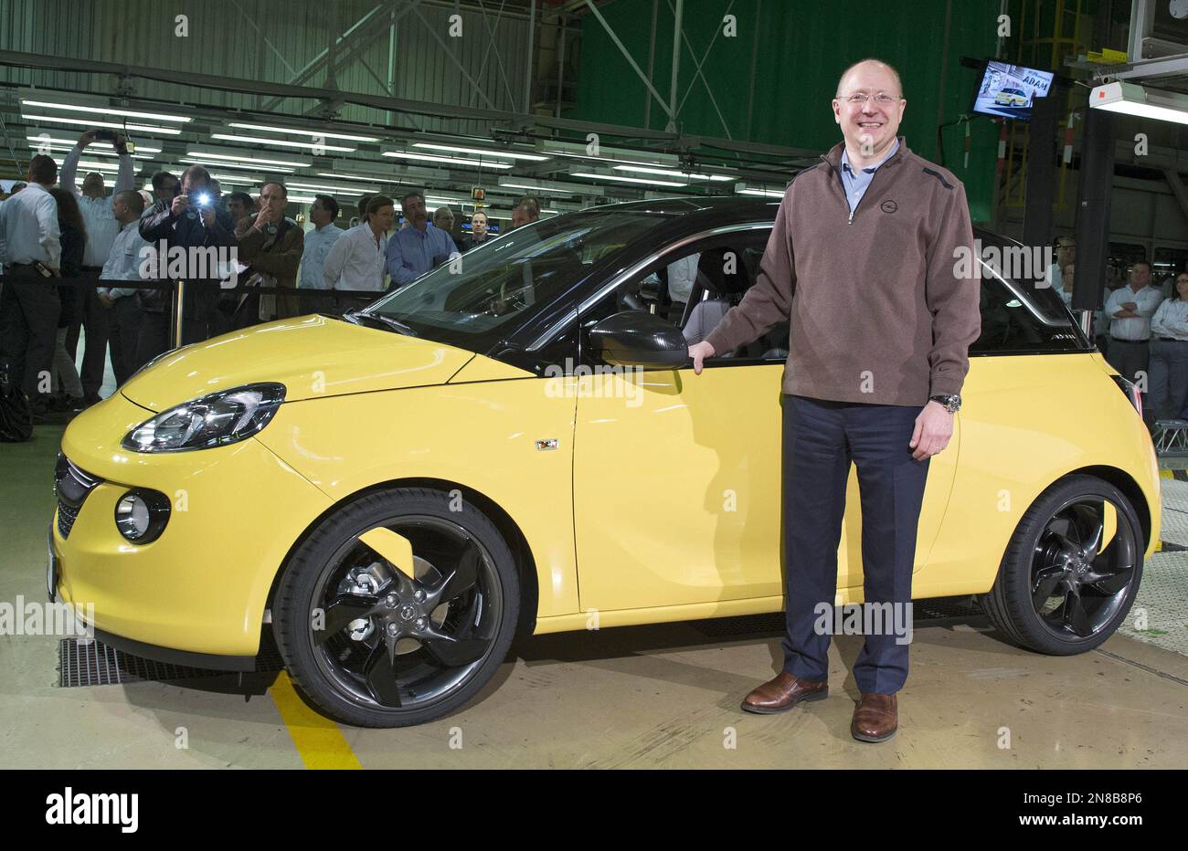Steve Girsky, GM Vice Chairman and President of GM Europe, poses with ...