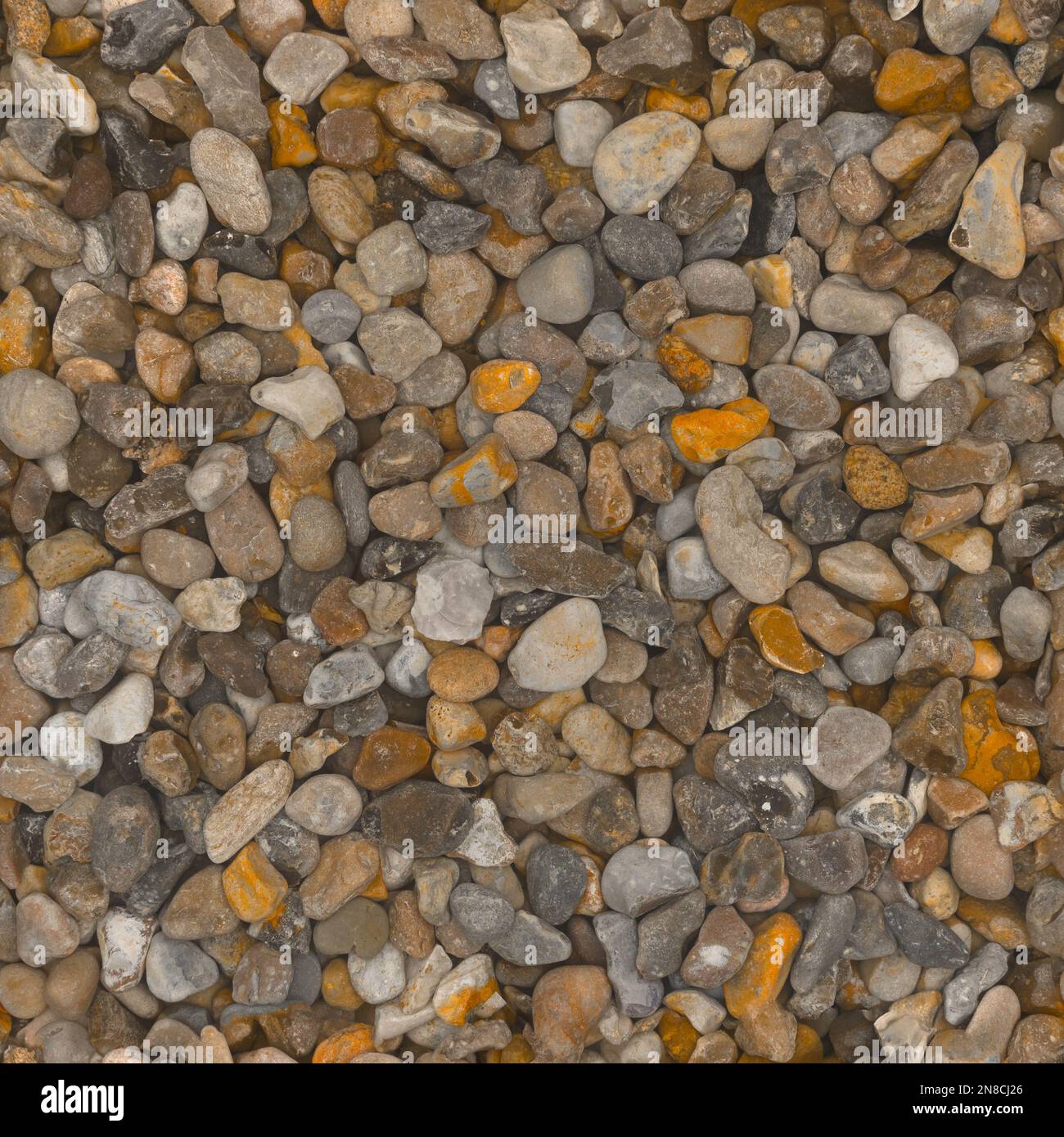 Seamless texture with pebbles Banque de photographies et d’images à ...