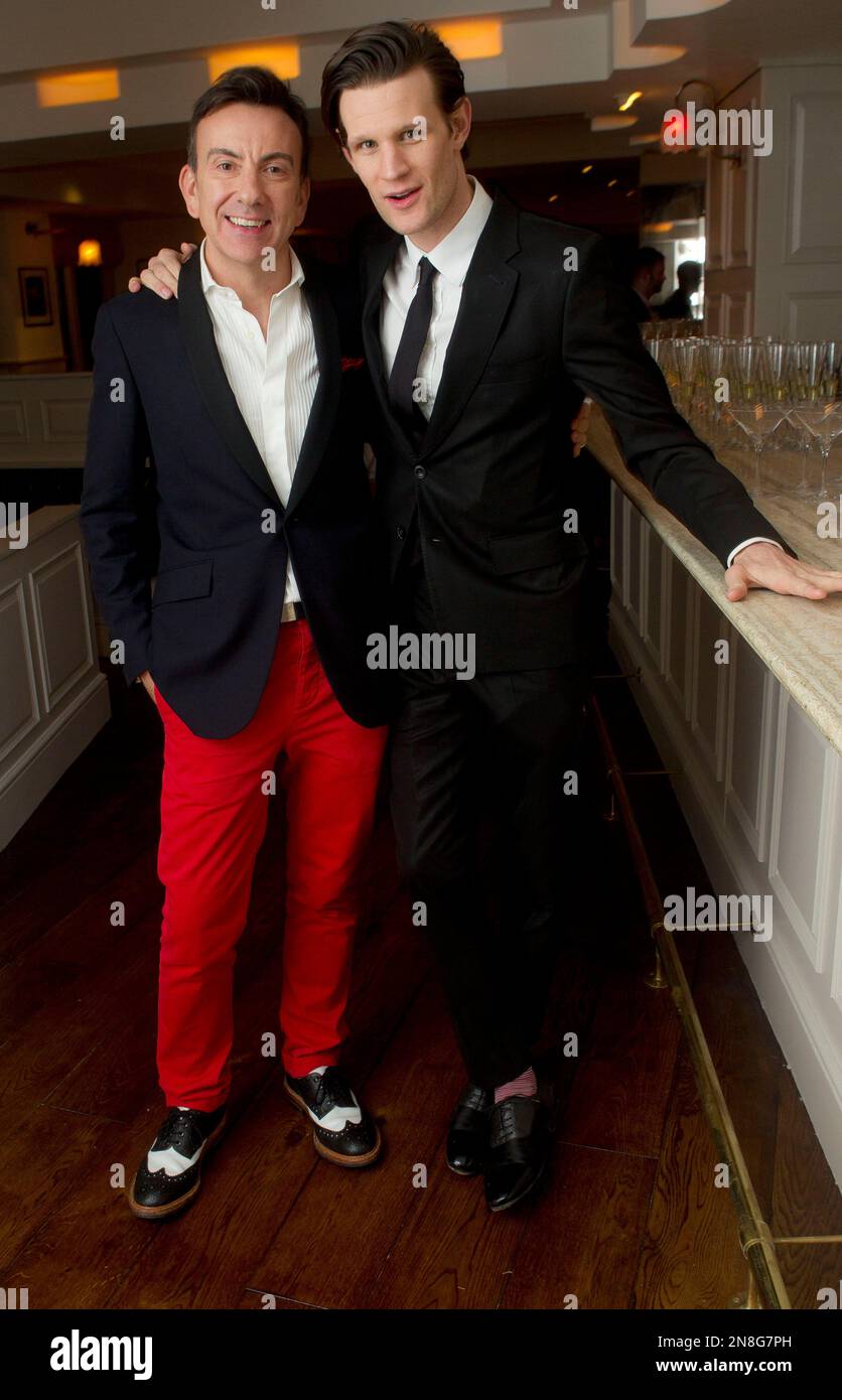 British actor Matt Smith, right and Paul Roseby, the Artistic Director ...