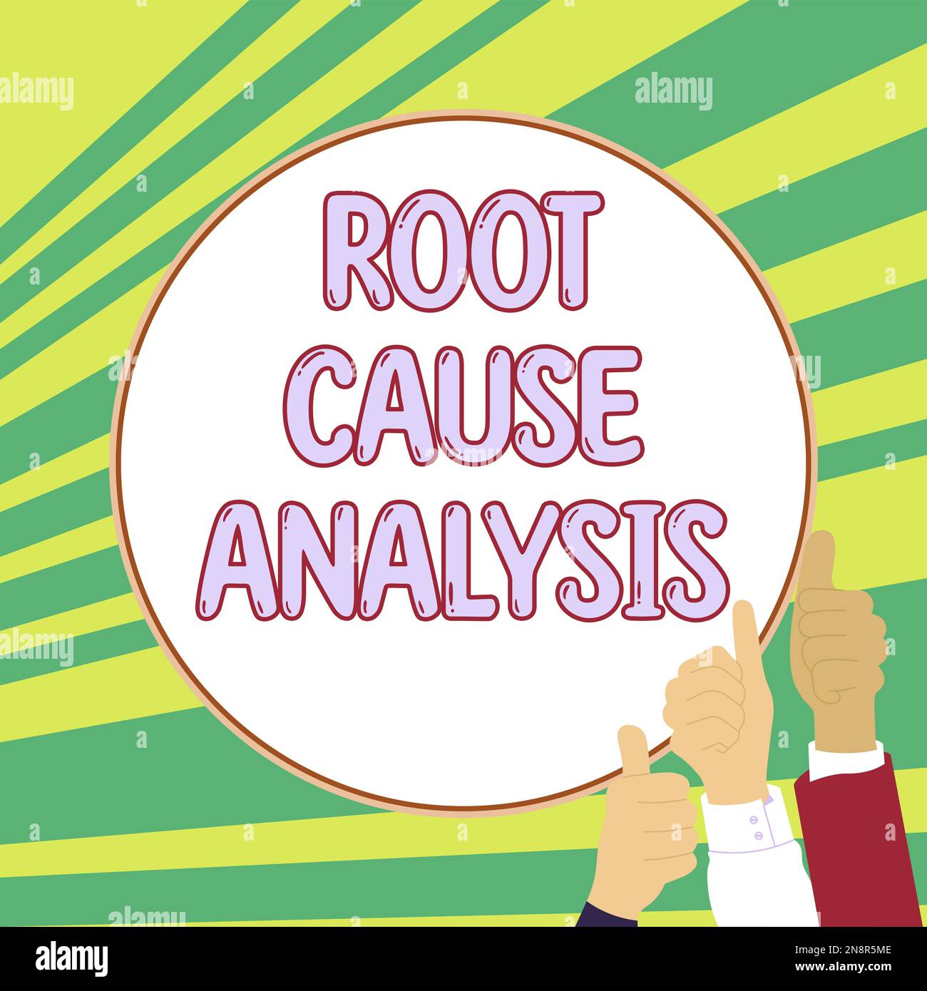Affichage conceptuel analyse de la cause principale. Présentation de l ...