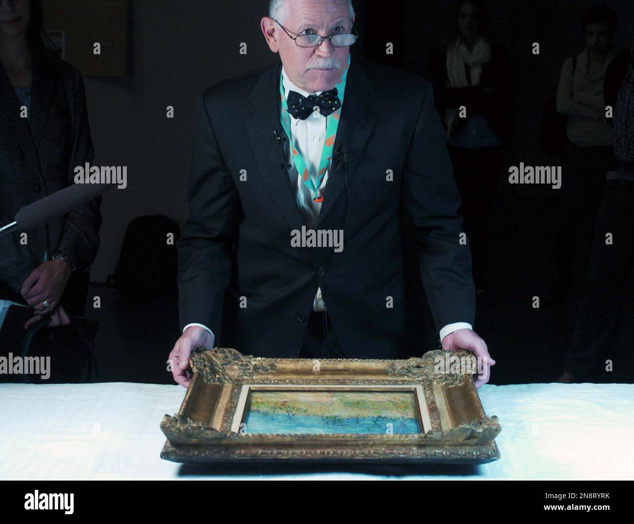 This Oct. 10, 2012 photo shows Timothy Standring, who curated the ...