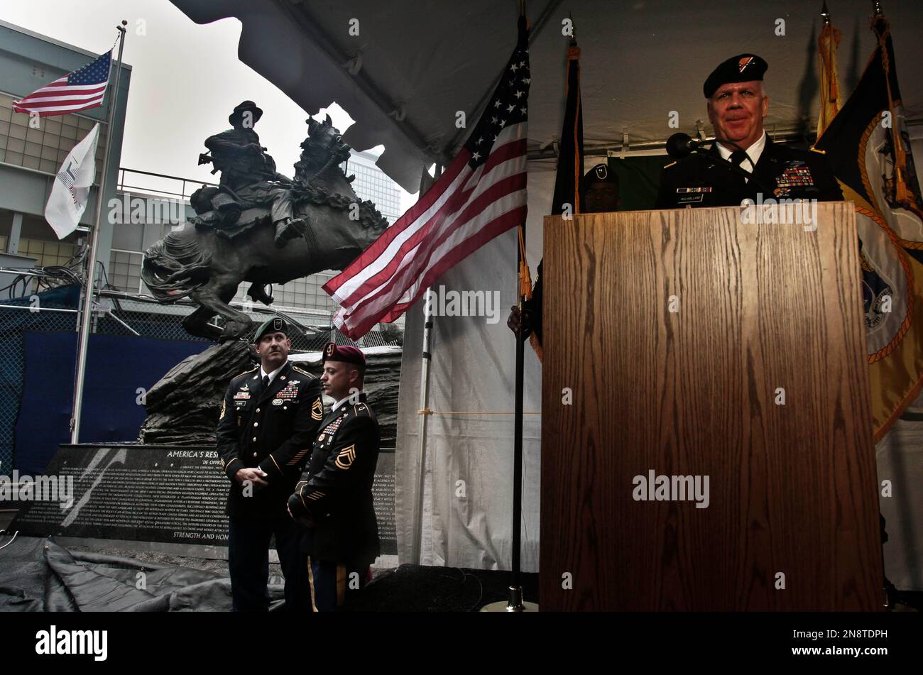 U.S. Army Lt. Gen. John F. Mulholland Jr., right, United States Army ...