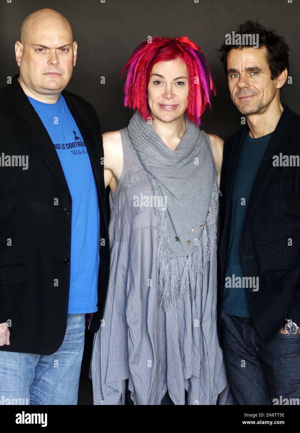 This Oct. 14, 2012 photo shows directors- screenwriters Andy Wachowski ...