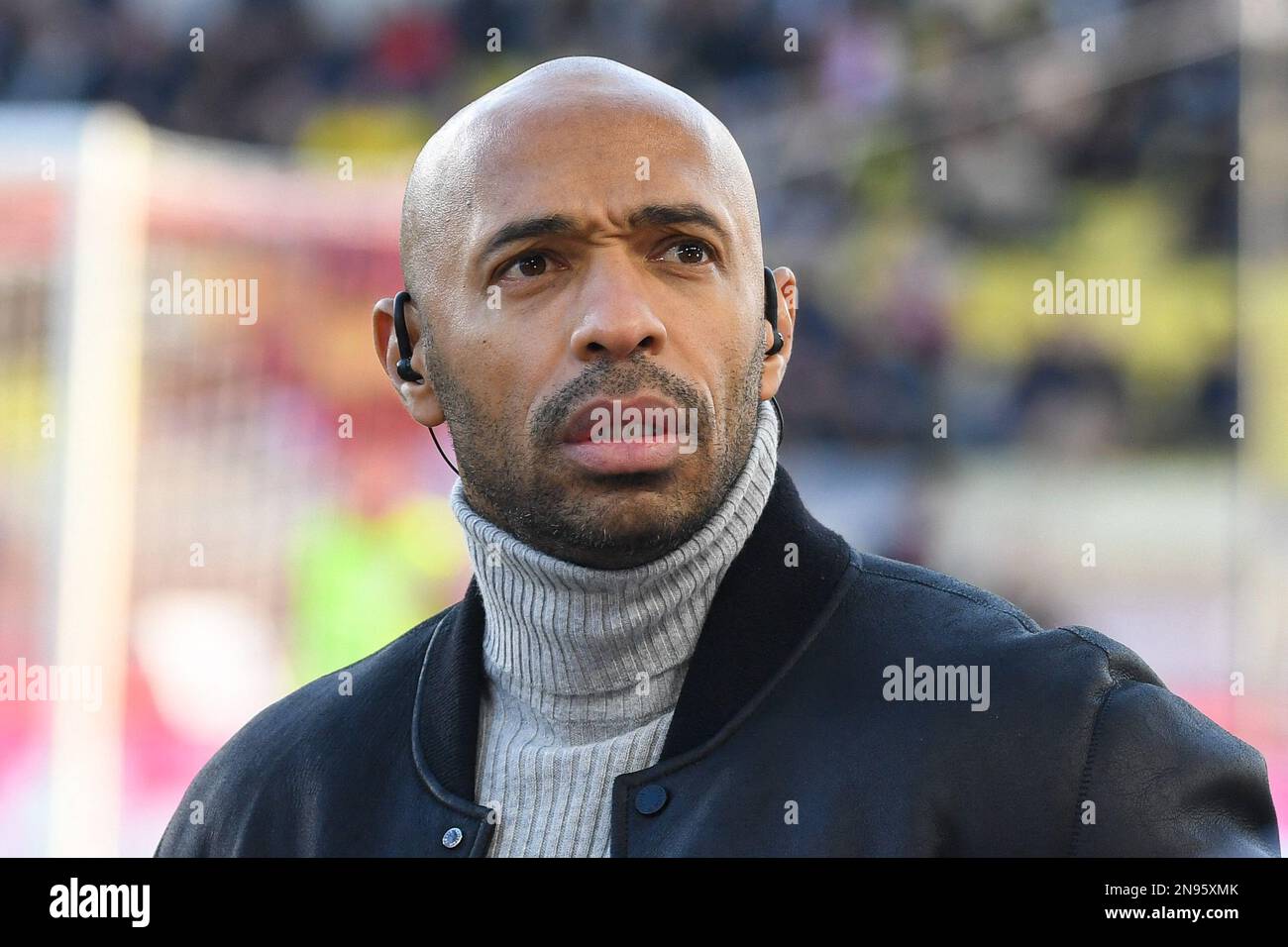 Thierry Henry - Ligue 1 Uber mange Monaco contre Paris Saint Germain au ...
