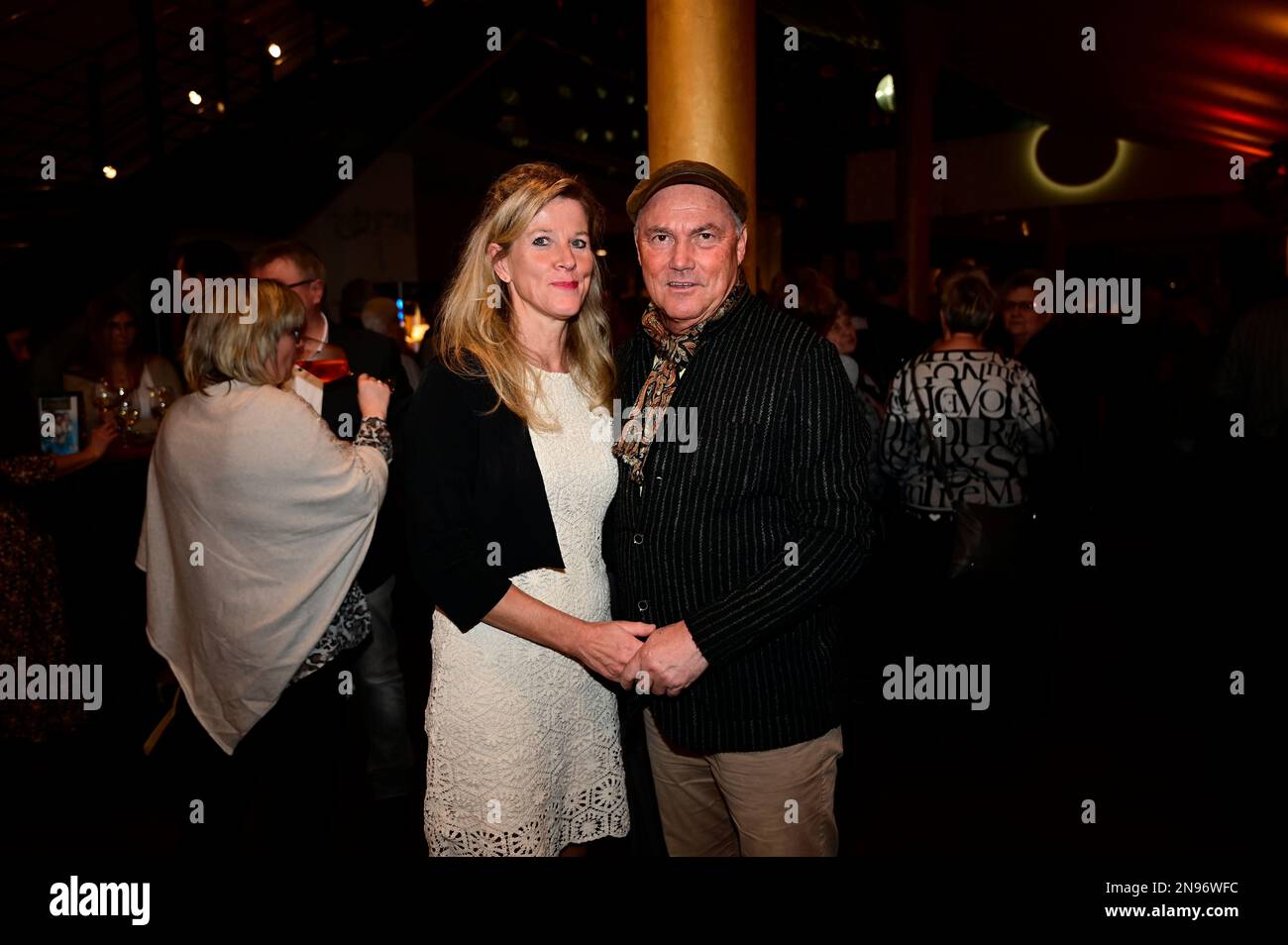 Matthias 'Atze' Döschner mit Lebensgefährtin Dorit in der Pause der ...