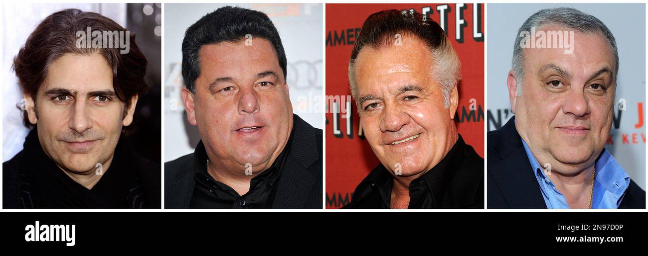 This photo combination of file photos shows, from left to right ...