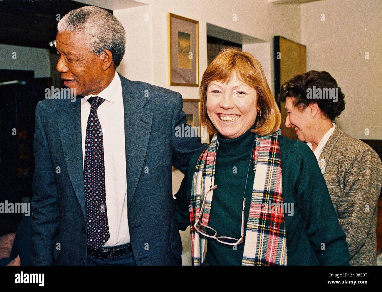 This photo taken July 1993 shows South African journalist Heidi Holland ...