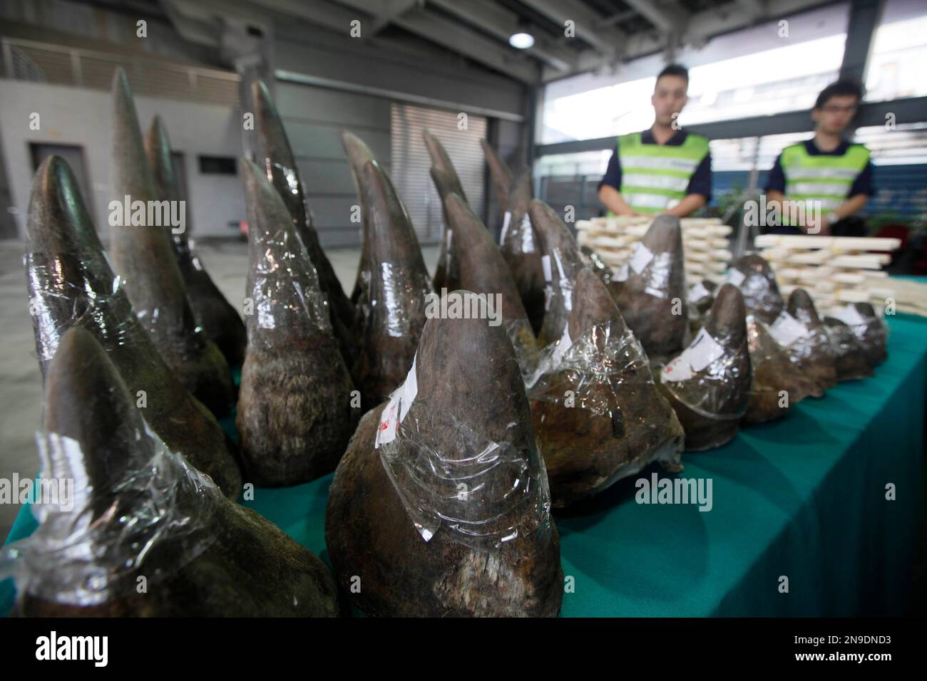 FILE - In this Nov. 15, 2011 file photo, customs officers stand near ...