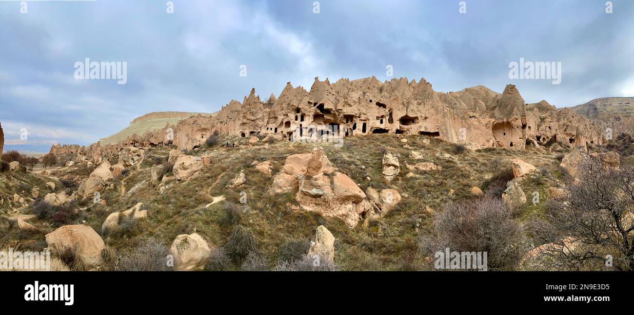 Village du rocher de zelve Banque de photographies et d’images à haute ...