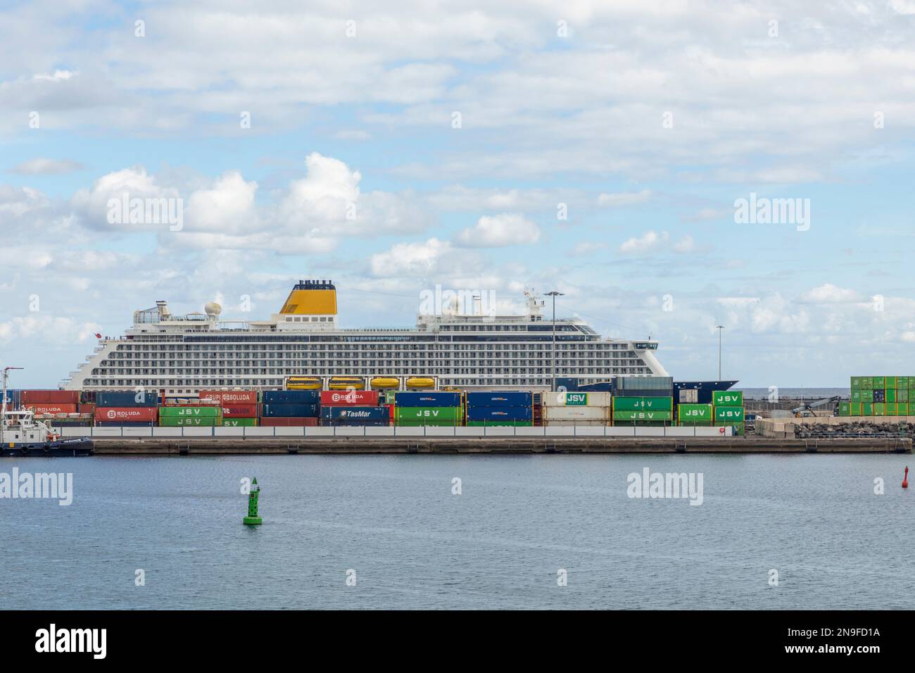 Arrecife, Espagne - 30 janvier 2023: Vue sur le bateau de croisière à l ...