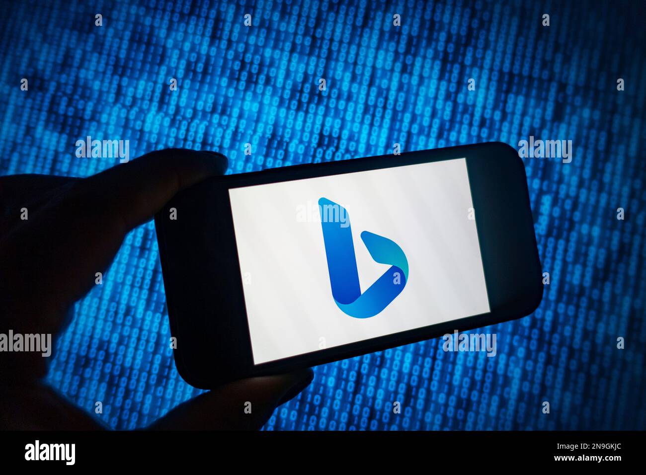 Image composite numérique du nouveau moteur de recherche ai Microsoft ...