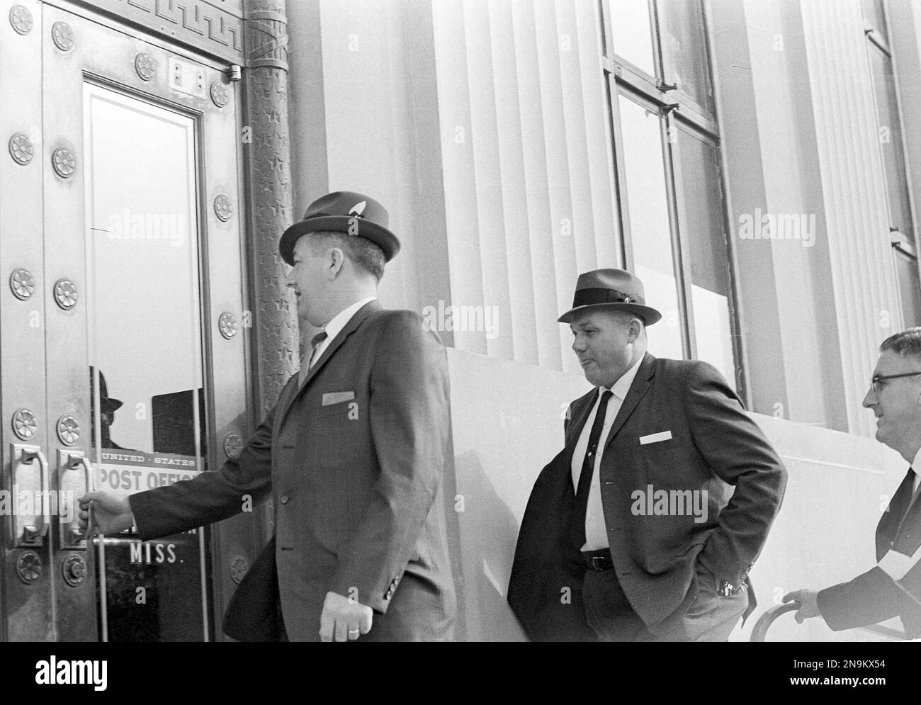 Neshoba County Deputy Sheriff Cecil Price, left, enters the Federal ...