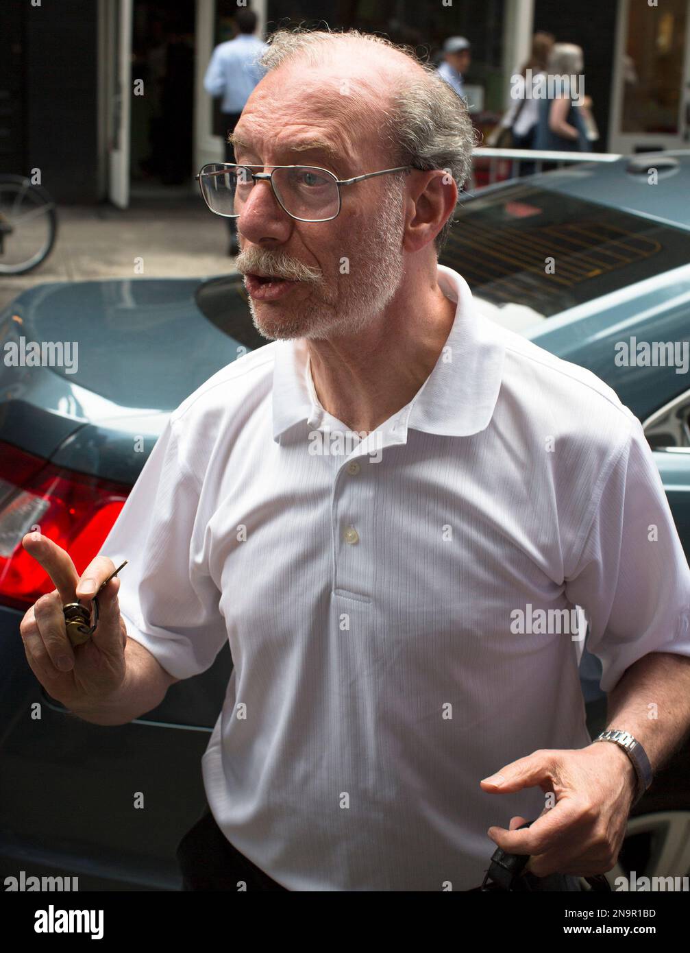 Stan Patz, father of missing child Etan Patz, arrives at his home in ...