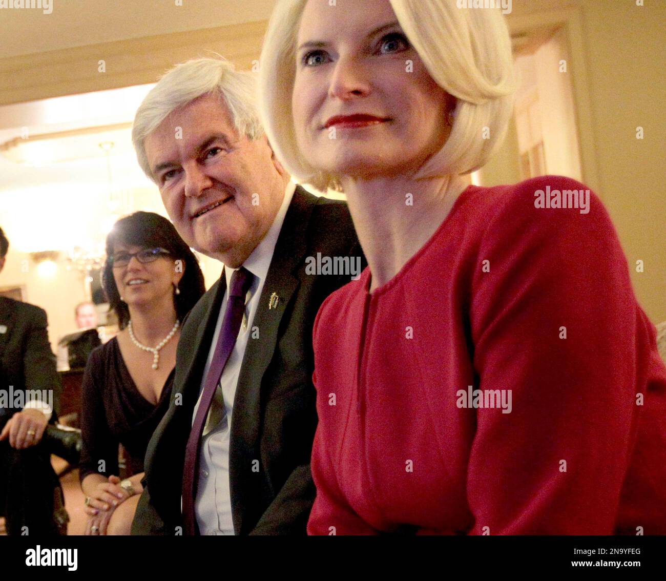 FILE - In this March 13, 2012 file photo, Jackie Gingrich Cushman, left ...