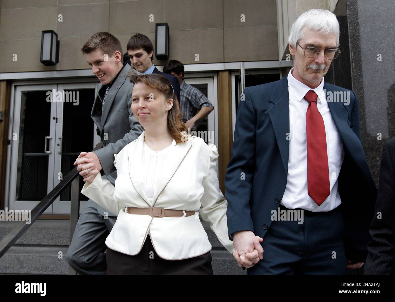 David Stone Sr., right, Tina Stone, David Stone Jr., and Joshua Stone ...