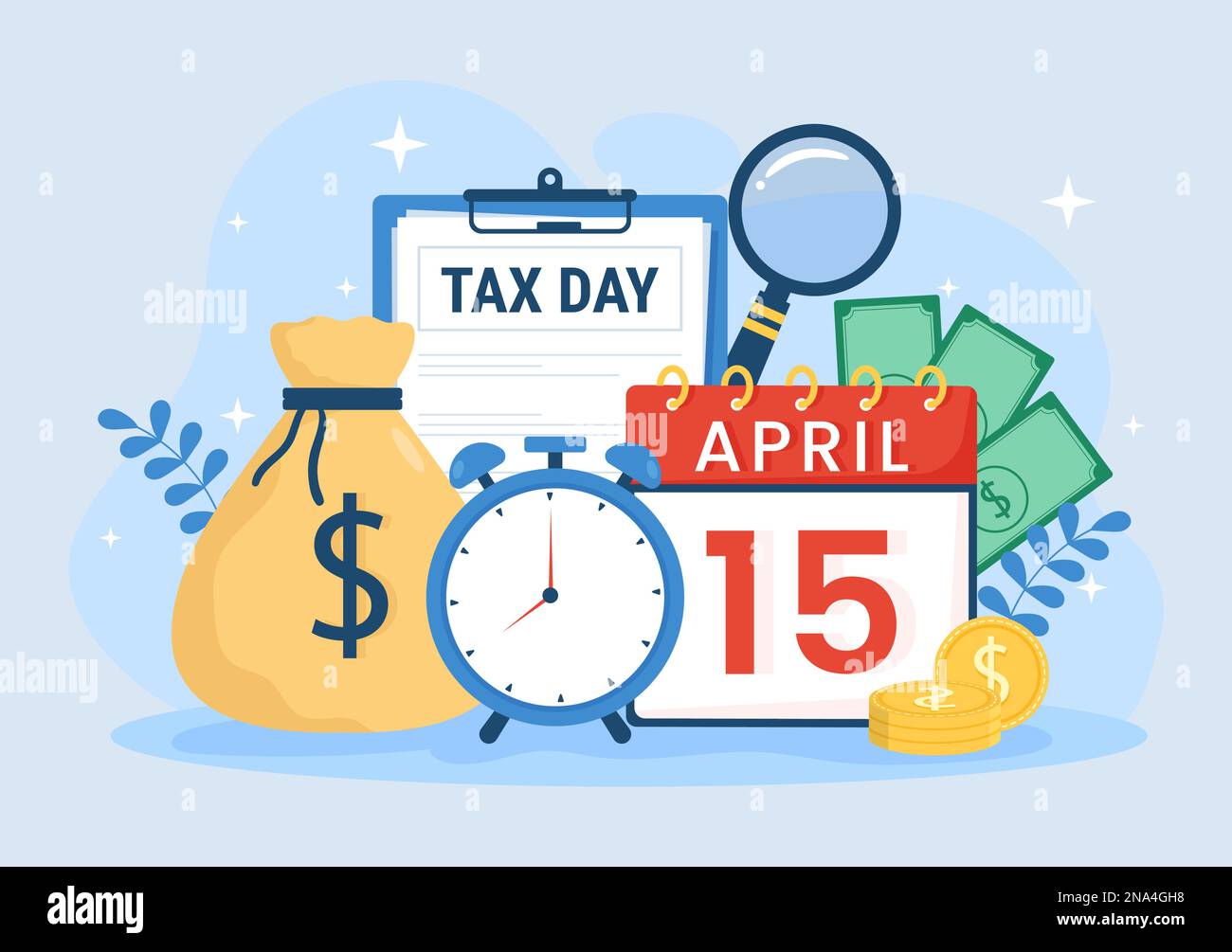 Tax form cartoon Banque de photographies et d’images à haute résolution ...