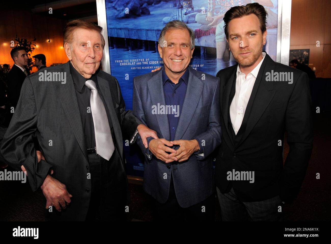Ewan McGregor, center, a cast member in "Salmon Fishing in the Yemen ...