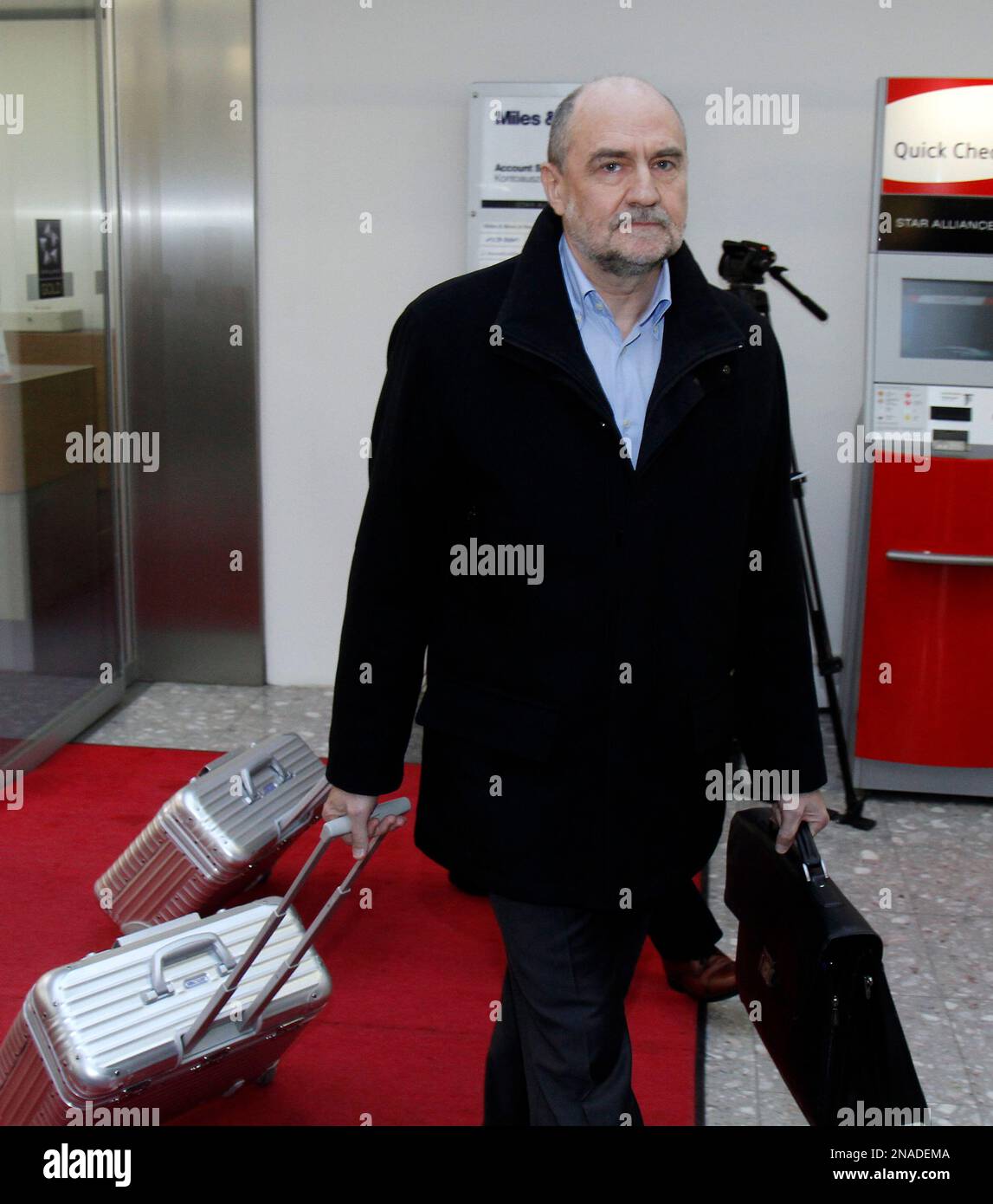 Herman Nackaerts of the International Atomic Energy Agency, IAEA, the ...