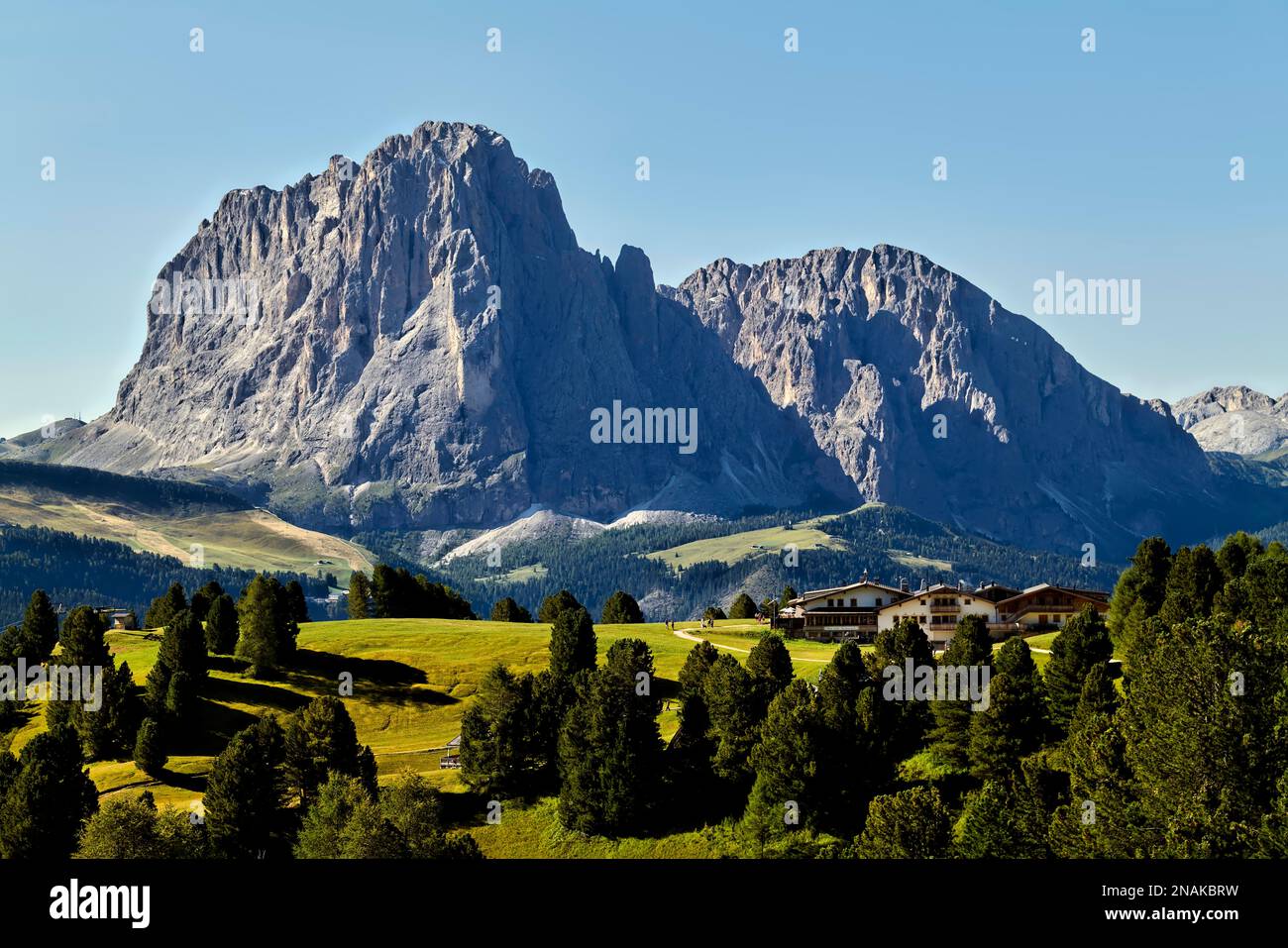 Le Col Raiser et le parc naturel Puez Odle Geisler Photo Stock - Alamy
