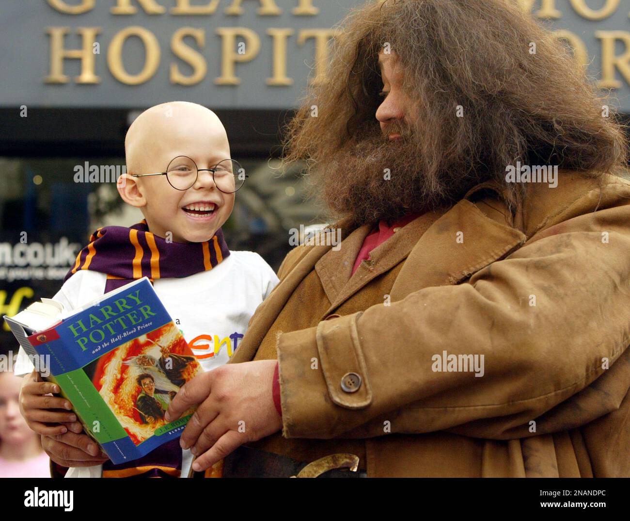 Ethan Foster, aged six from St. Albans in England, dressed as Harry ...